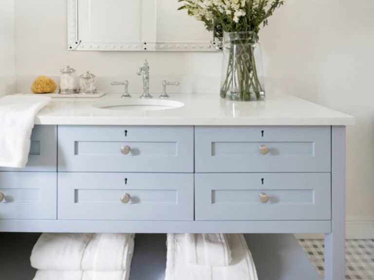 30+ Blue Vanity Bathroom Ideas That Drive The Blues Away 2024