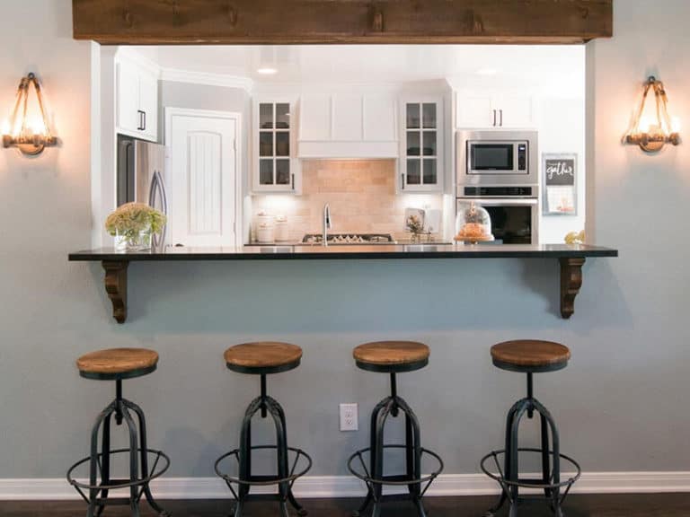 25 Brilliant Half Wall Ideas Between Kitchen And Living Room 2024