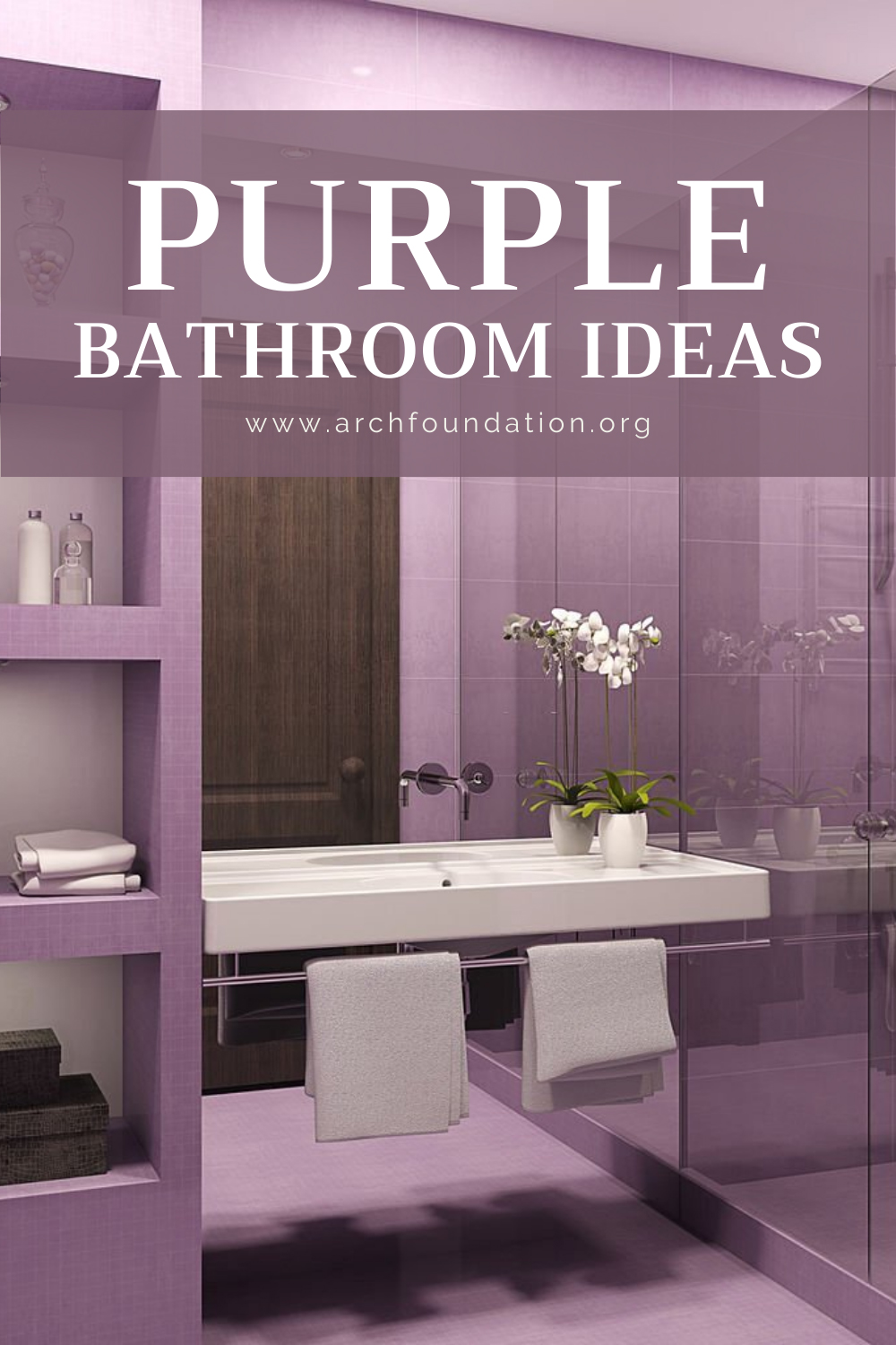 37+ Purple Bathroom Ideas - Bath In Dreamy Tone 2024
