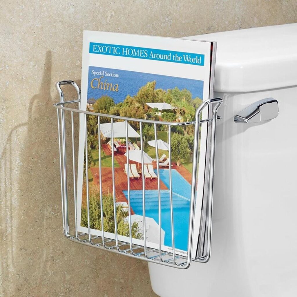 23 Stylish and Functional Bathroom Magazine Racks to Adore
