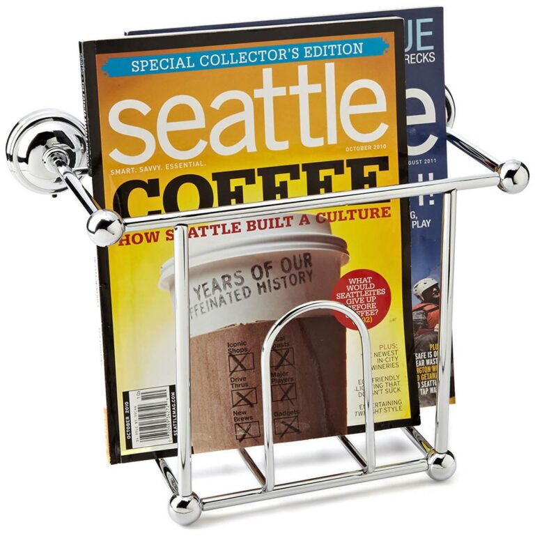 23 Stylish and Functional Bathroom Magazine Racks to Adore