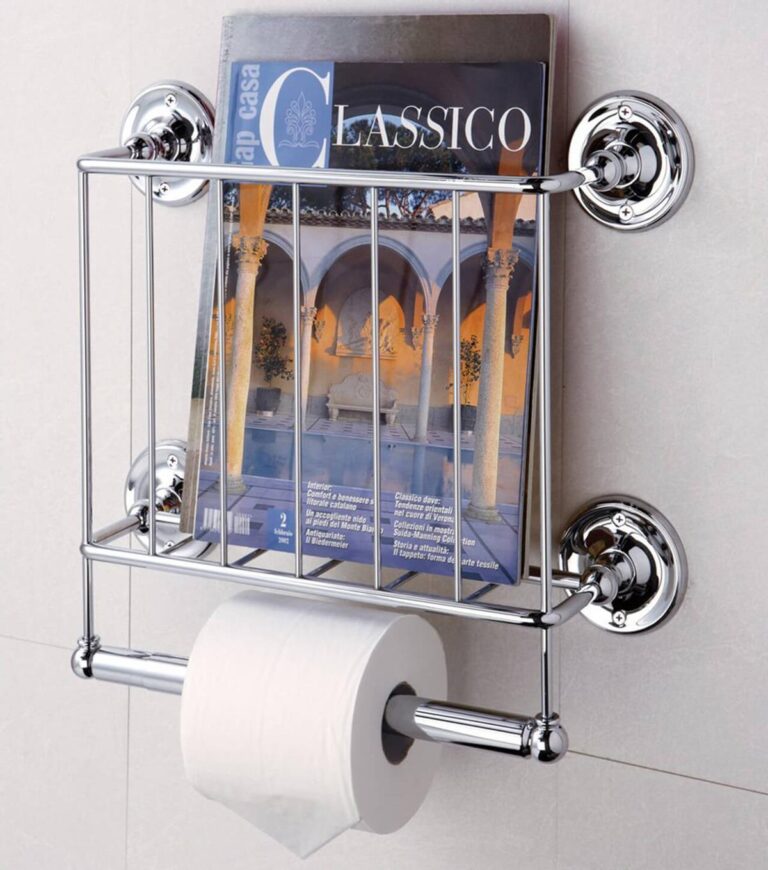 23 Stylish and Functional Bathroom Magazine Racks to Adore