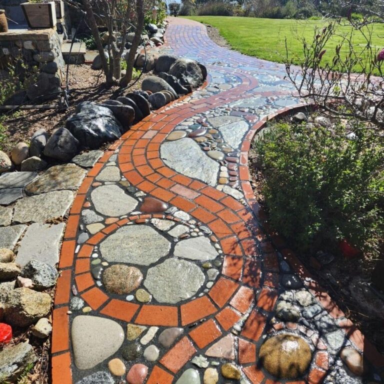 18 Creative Mosaic Walkway Ideas for a Beautiful Garden