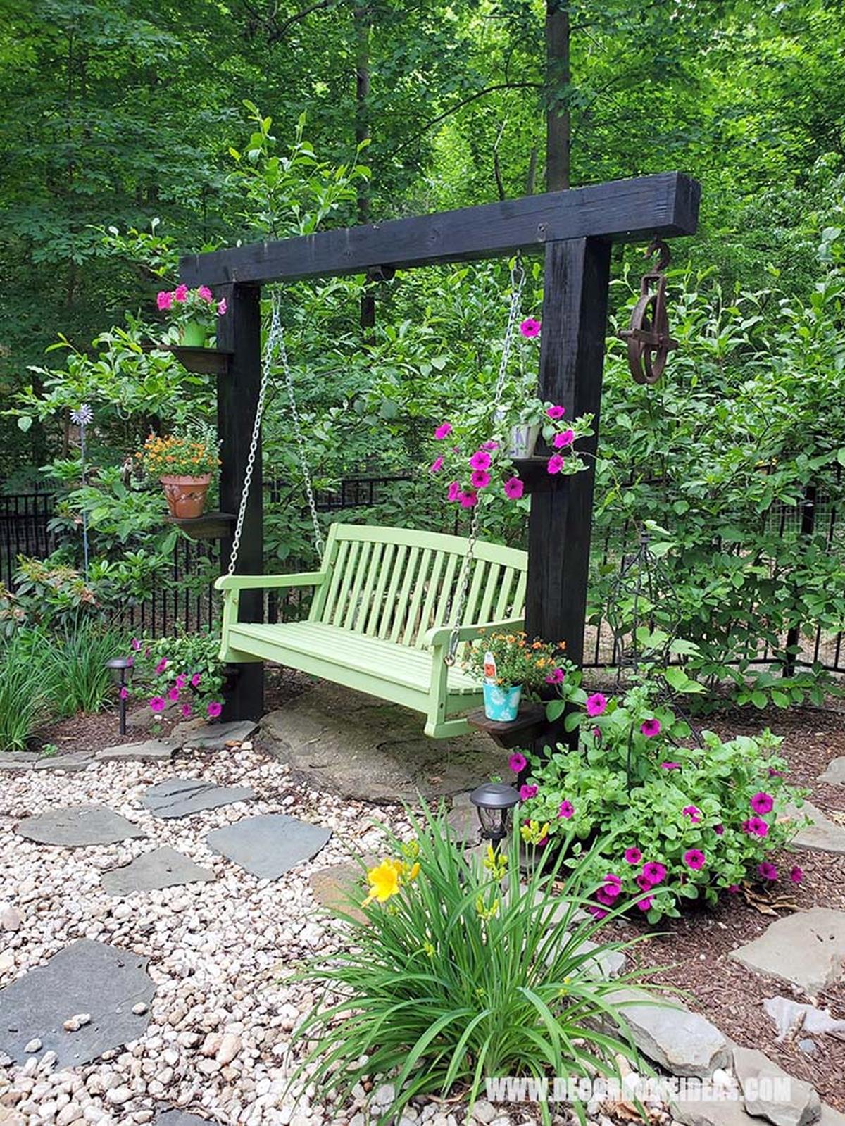31 DIY Garden Swings to Craft Your Backyard