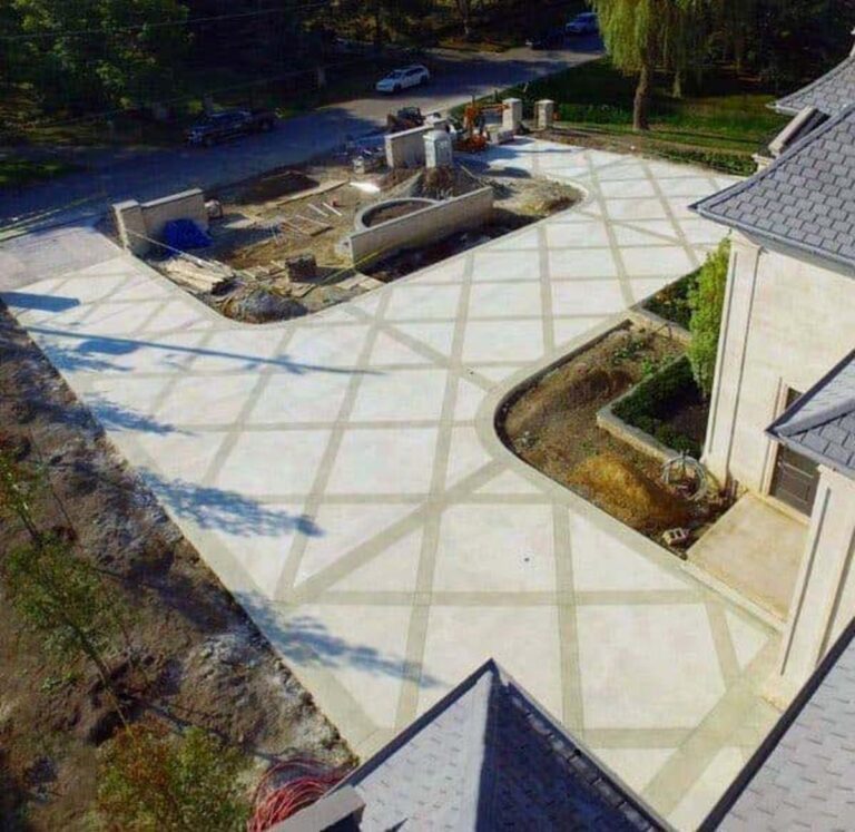 25 Concrete Driveway Designs for a Modern Home