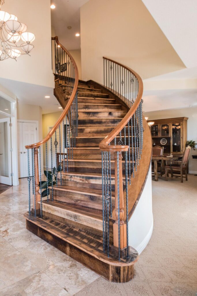 25 Farmhouse Stair Railing Ideas to Beautify Your Home