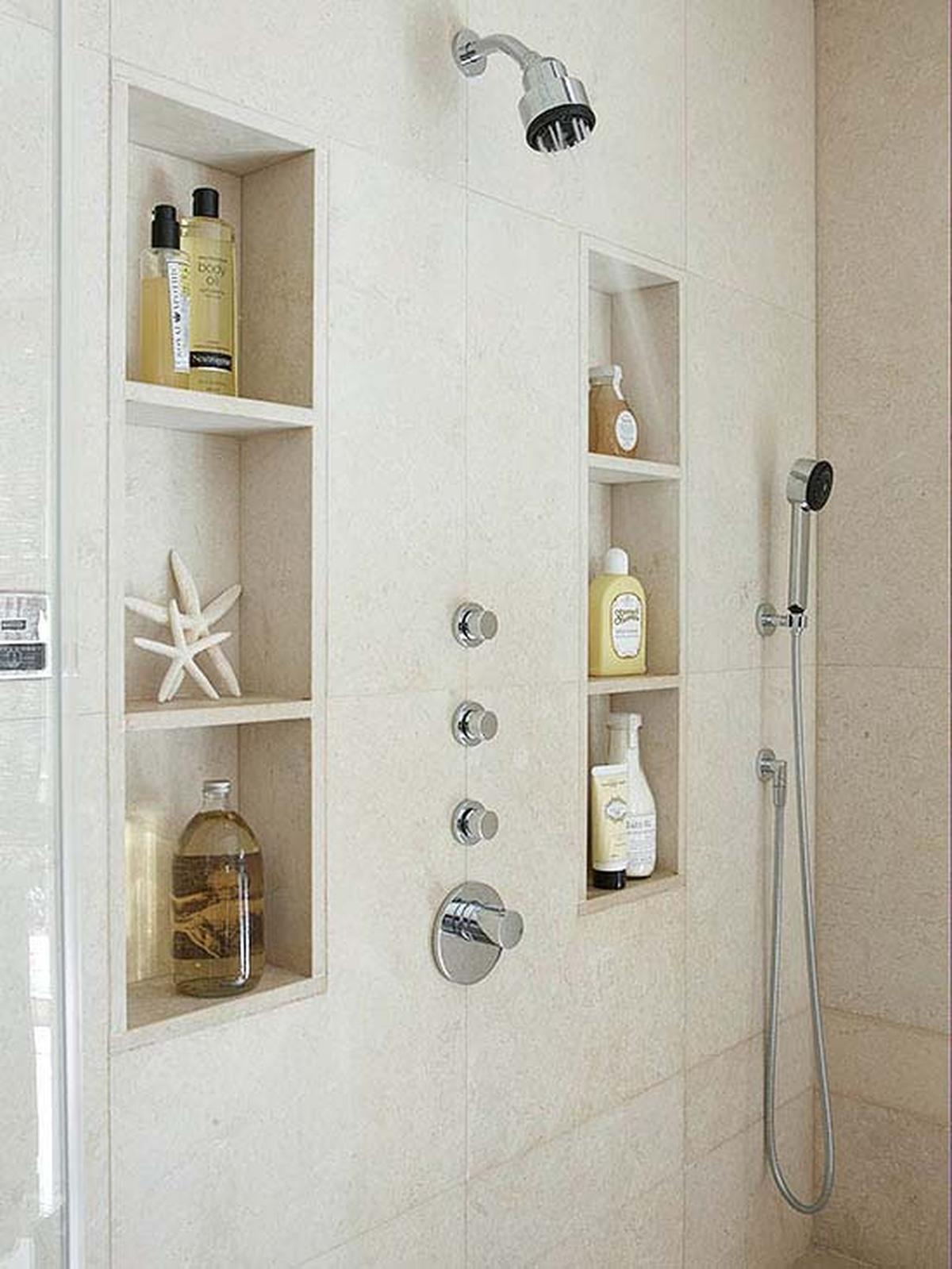 11 Best Tile Shower Shelf Ideas for Extra Bathroom Storage