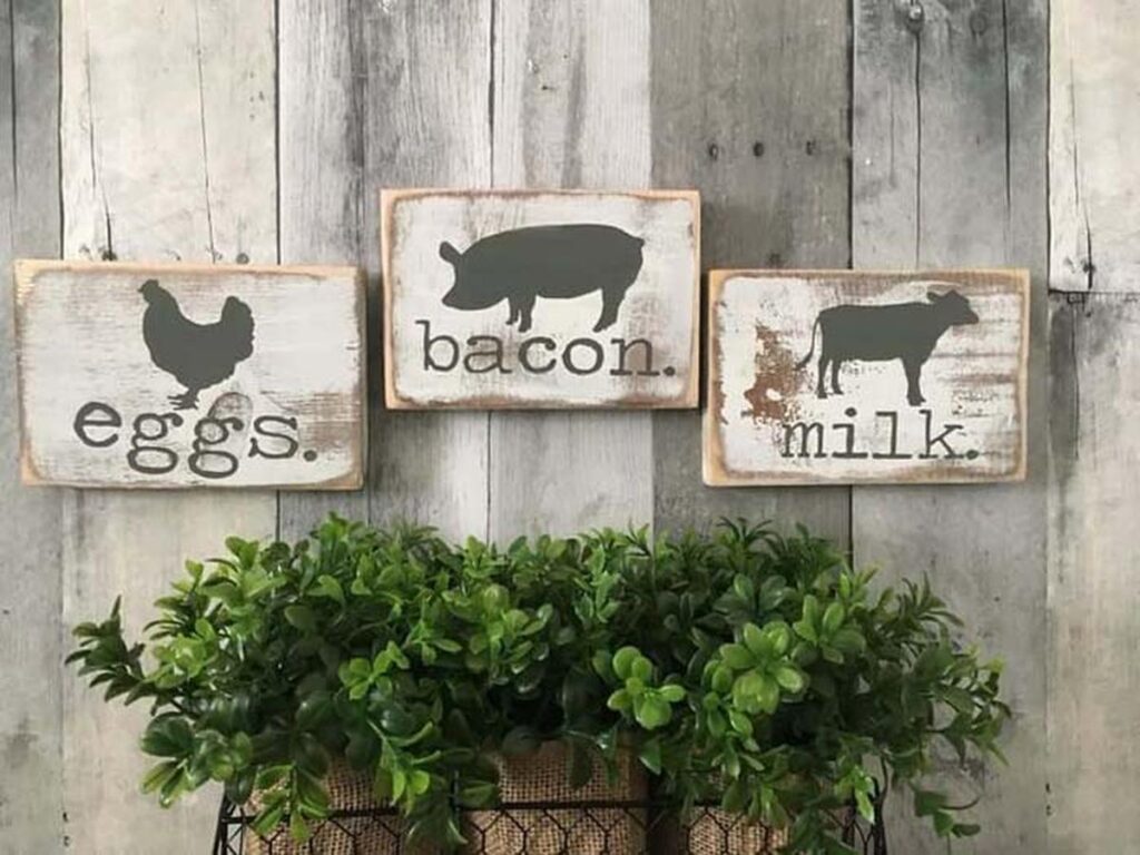 72 Beautiful Farmhouse Wall Decorations