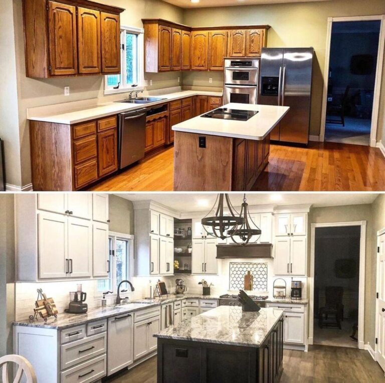 22 Gorgeous Kitchen Makeovers to Ignite Your Home Renovation Inspiration