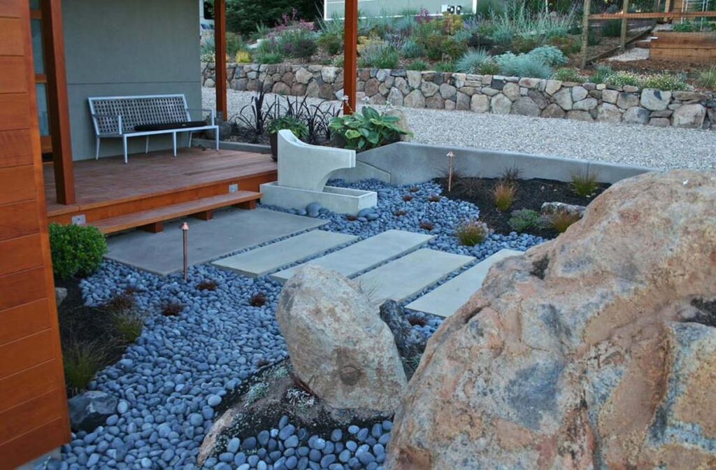 25 Sleek and Modern Rock Garden Ideas for a Beautiful Outdoor Design