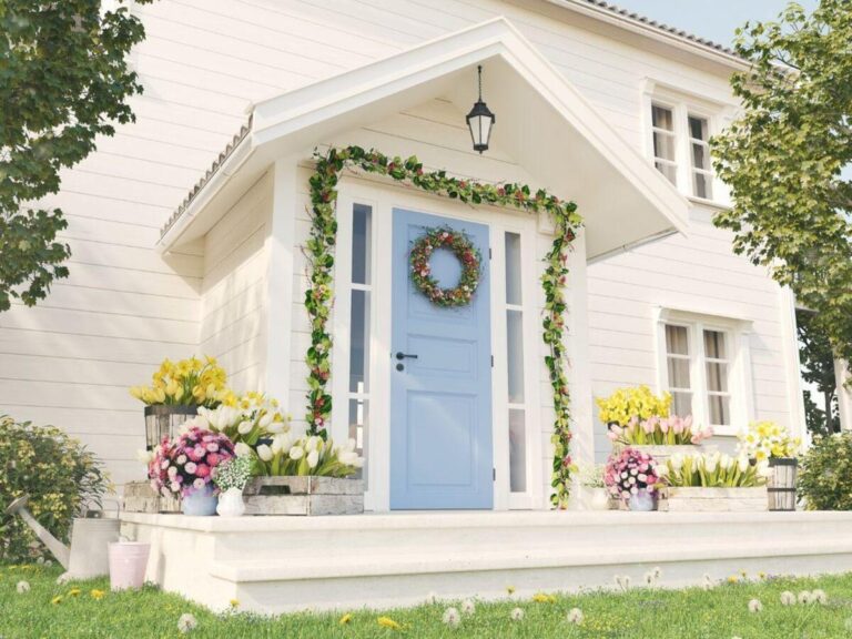 15 Festive Spring Door Decorations for a Stylish Entrance