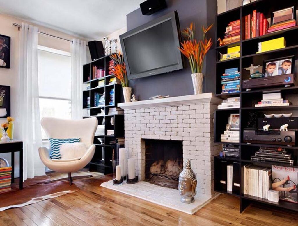 22 Creative Modern Fireplace TV Wall Ideas for a Contemporary Look