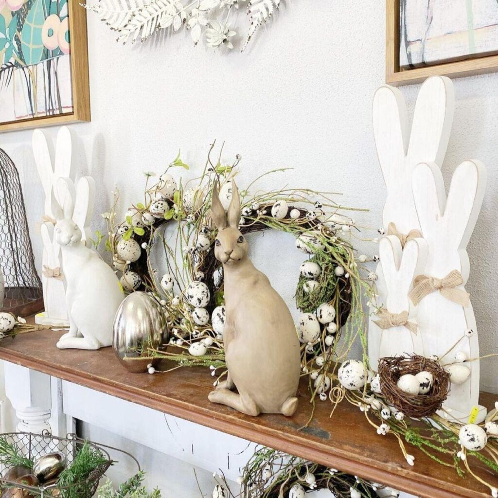 24 Rustic Easter Decor Ideas to Add Spring Charm