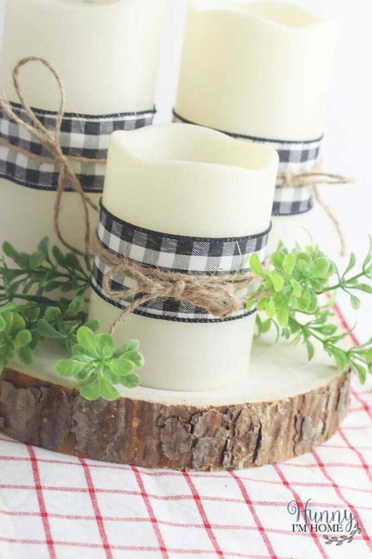 30 Buffalo Check DIY Fall Decor Ideas for a Cozy Home