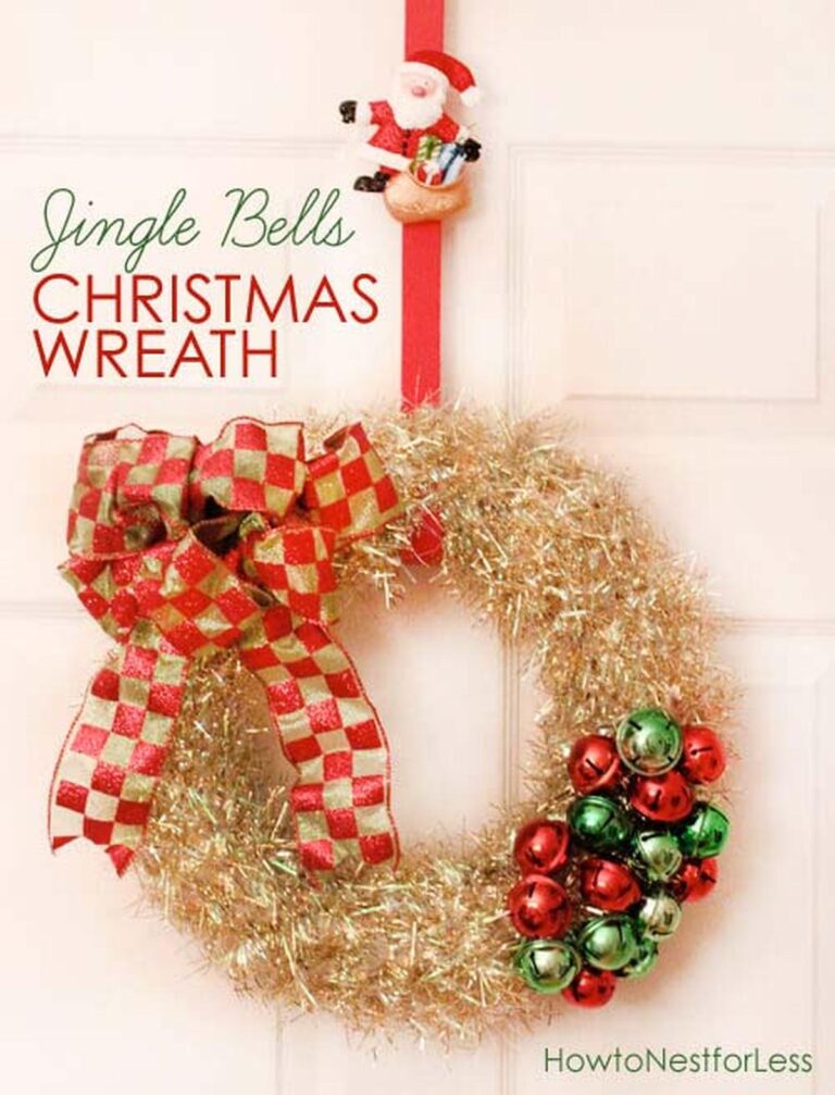22 Easy Christmas Tinsel Decor Ideas