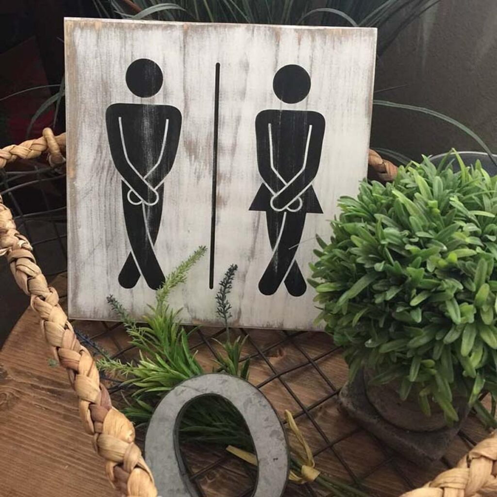 41 Cute Bathroom Sign Ideas to Add Personality