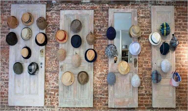 84 DIY Hat Rack Ideas to Organize in Style