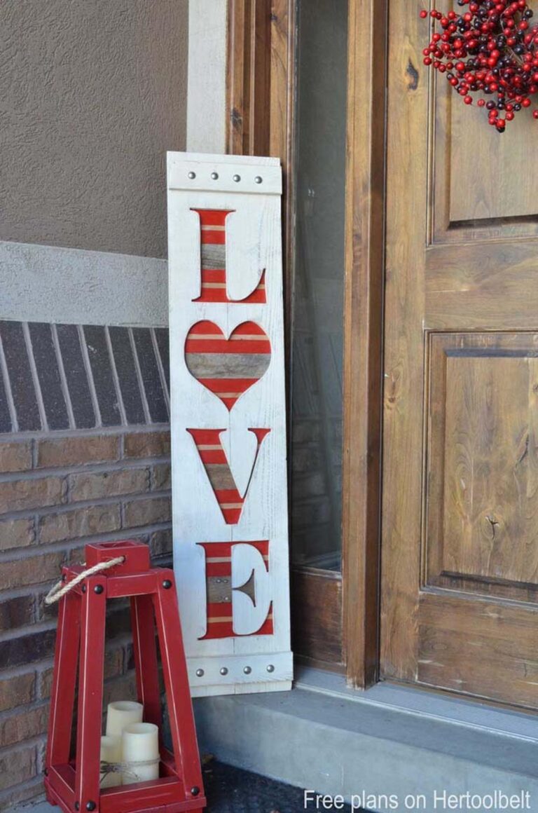 48 Creative DIY Rustic Decor Ideas for Valentine’s Day