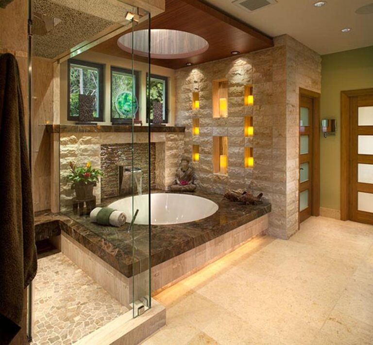 24 Fabulous Drop-In Bathtub Ideas for a Spa-Like Feel