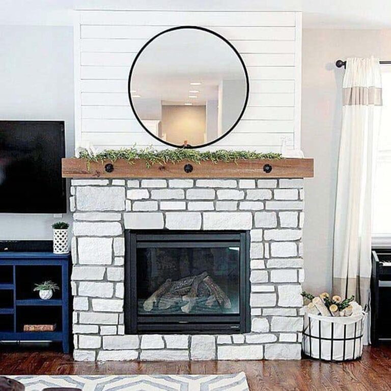 28 Creative Painted Fireplace Ideas for a Fresh Look
