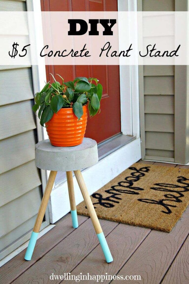 31 Easy DIY Concrete Projects for Your Backyard