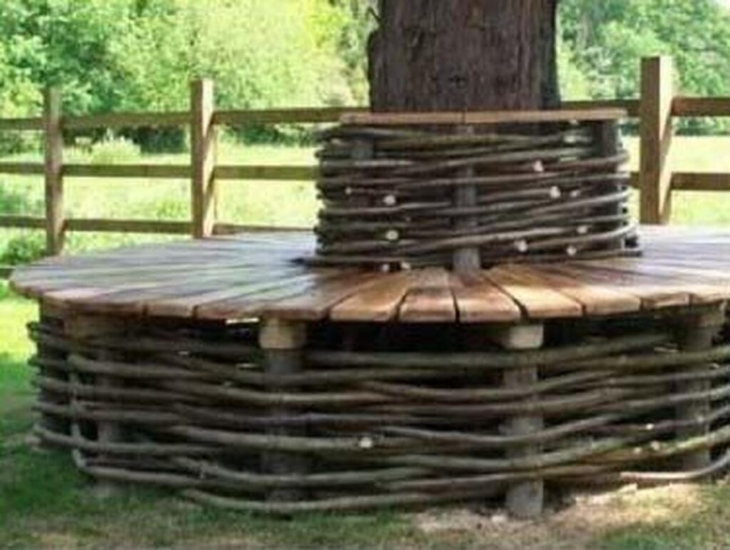 54 Beautiful Bench Around Tree Ideas to Transform Your Garden Space