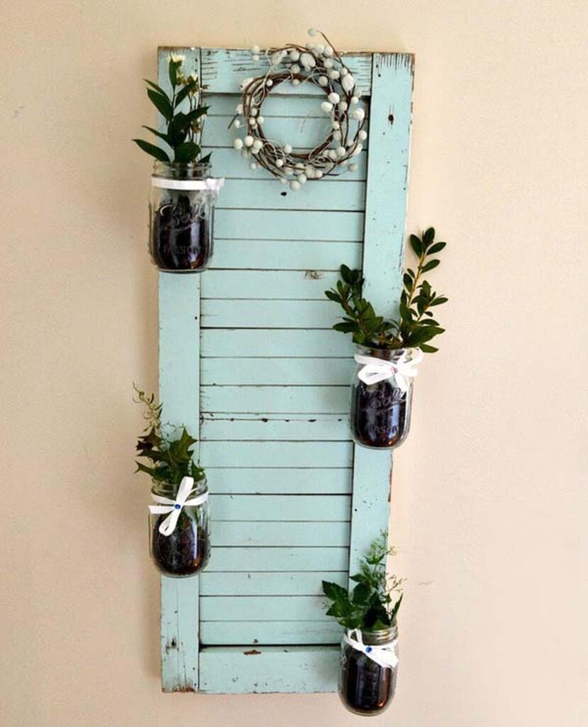 45 Ways to Repurpose Old Shutters in Home Decor
