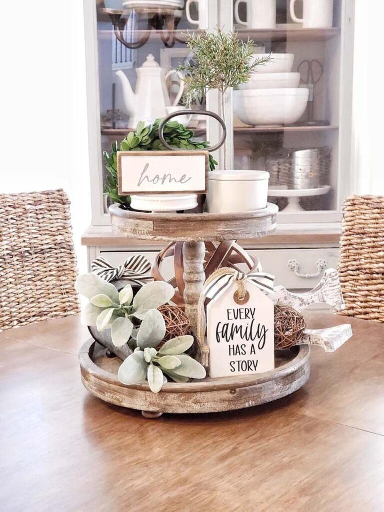 36 Rustic Tray Decorations for Farmhouse Charm