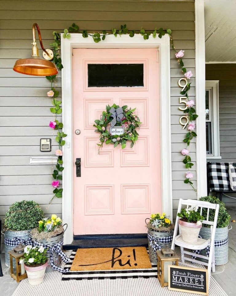 15 Festive Spring Door Decorations for a Stylish Entrance