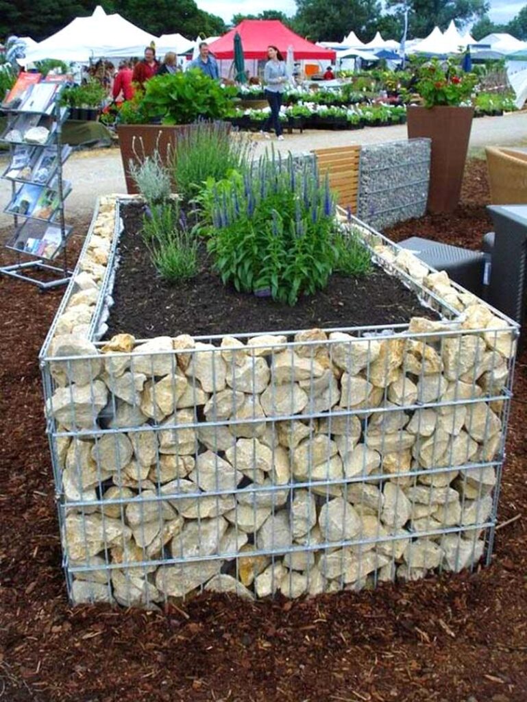 29 Best Gabion Planter Ideas for Your Garden