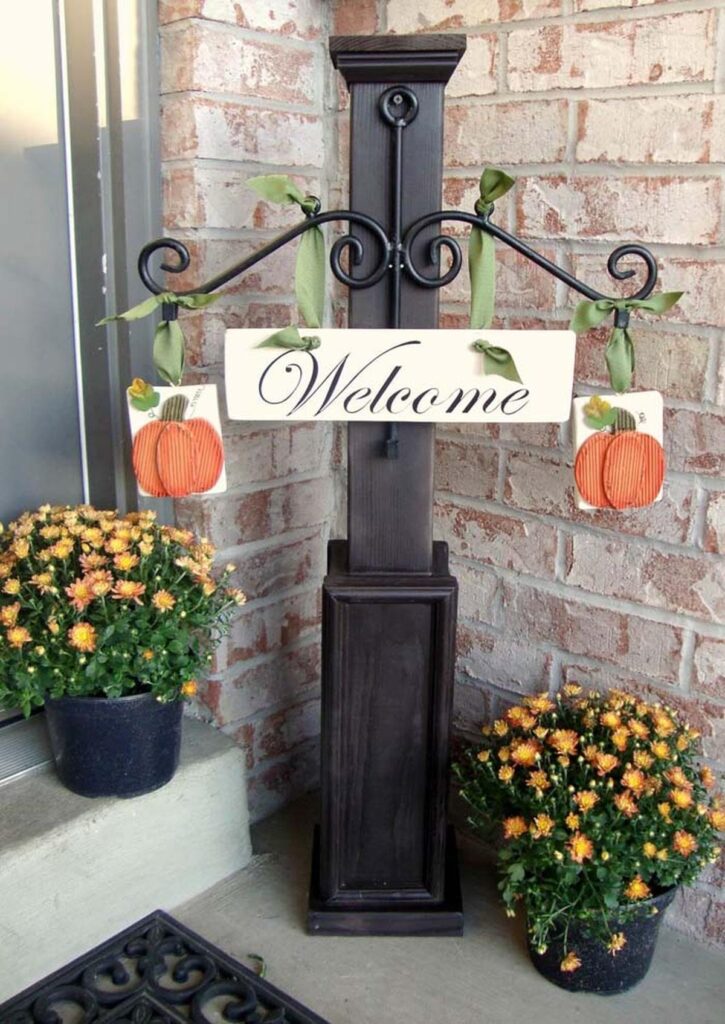 28 Creative DIY Front Porch Sign Ideas for Every Season