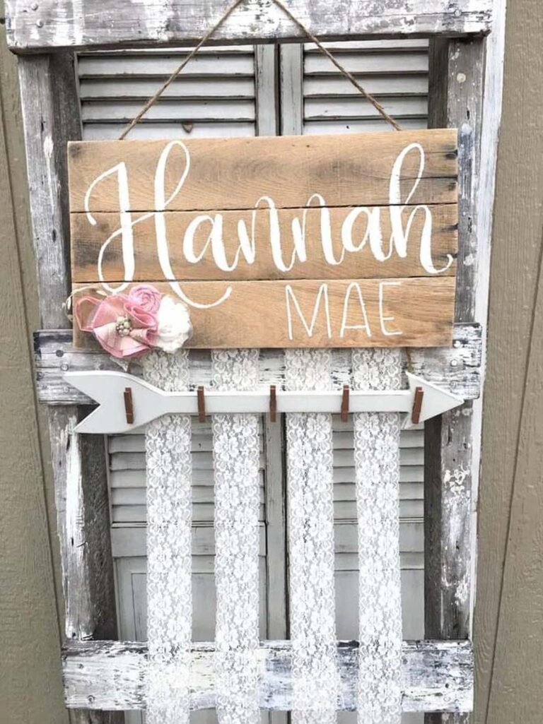50 DIY Pallet Sign Ideas for a Unique Home Decor