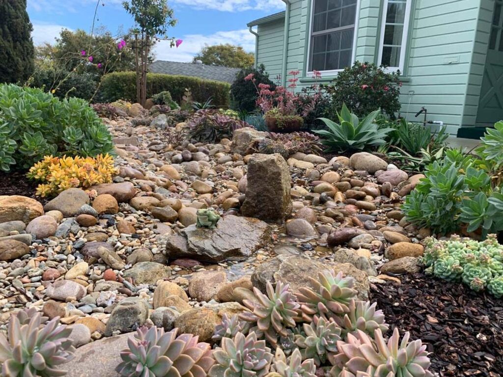 27 Best River Rock Ideas for Your Front Yard Landscape