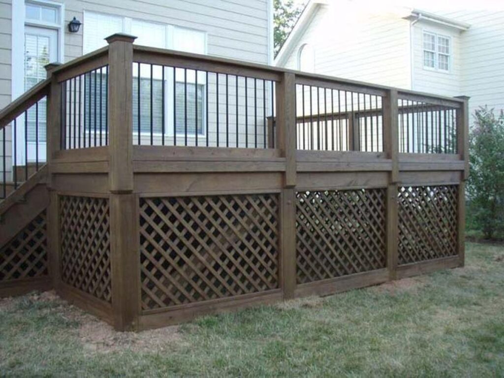 22 Under Deck Lattice Ideas to Maximize Outdoor Space