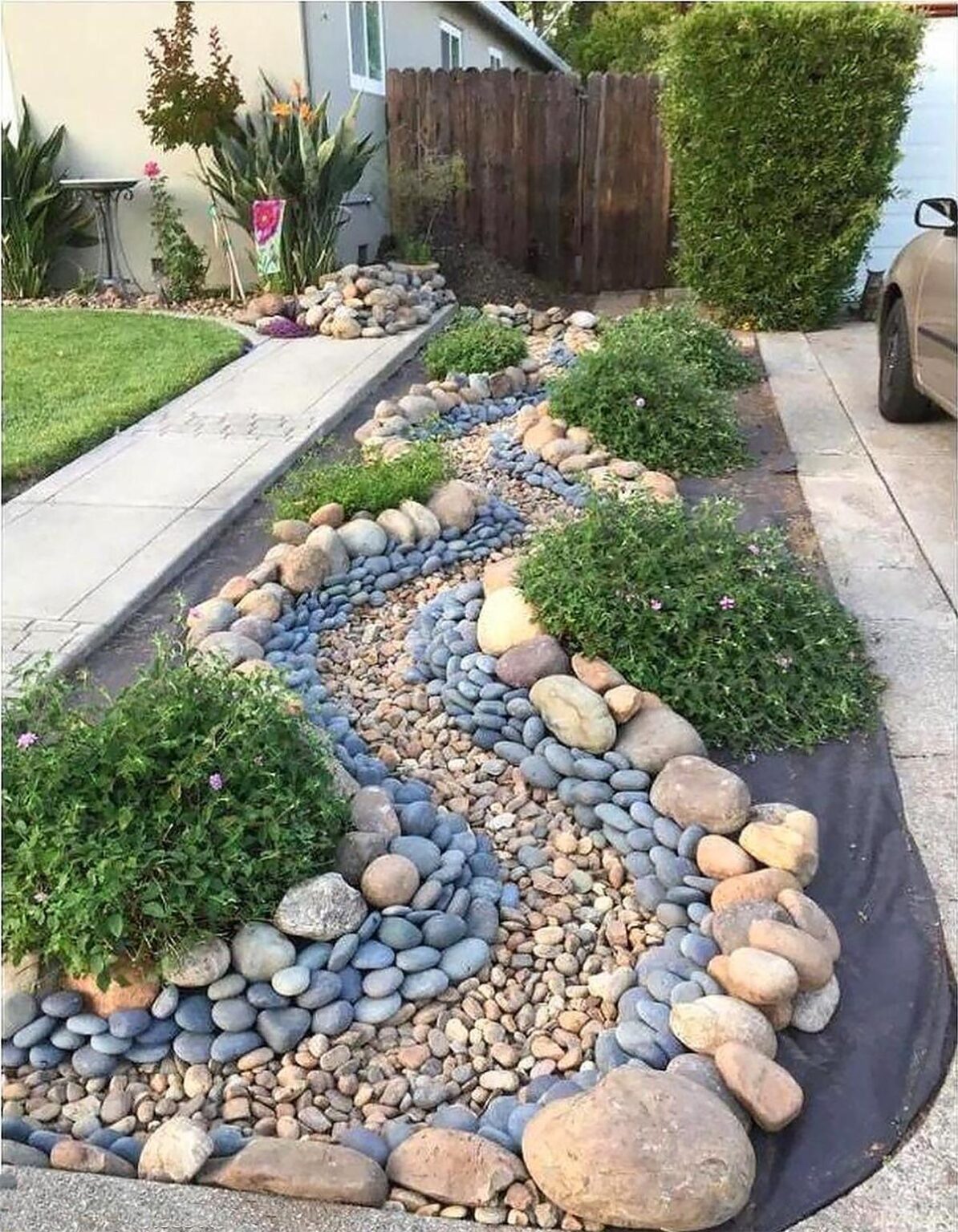 30 Stunning Dry River Bed Landscaping Ideas You’ll Love