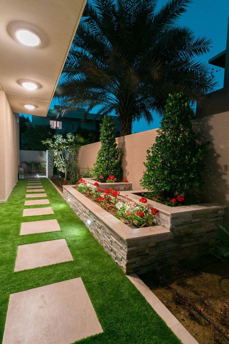 22 Stunning Artificial Grass and Paving Designs