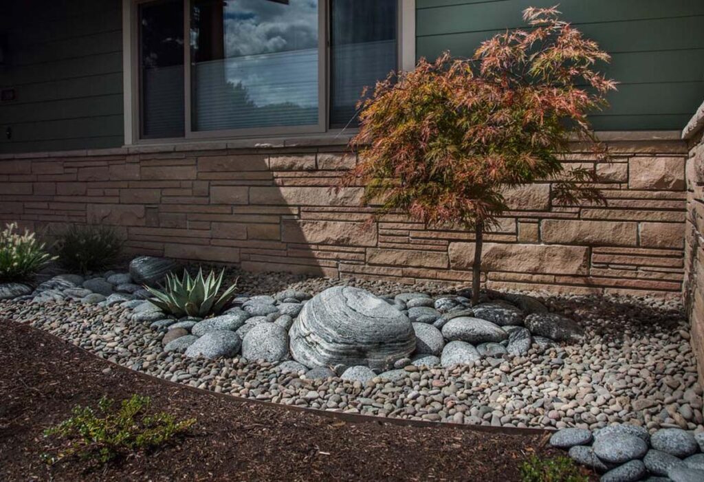 27 Best River Rock Ideas for Your Front Yard Landscape