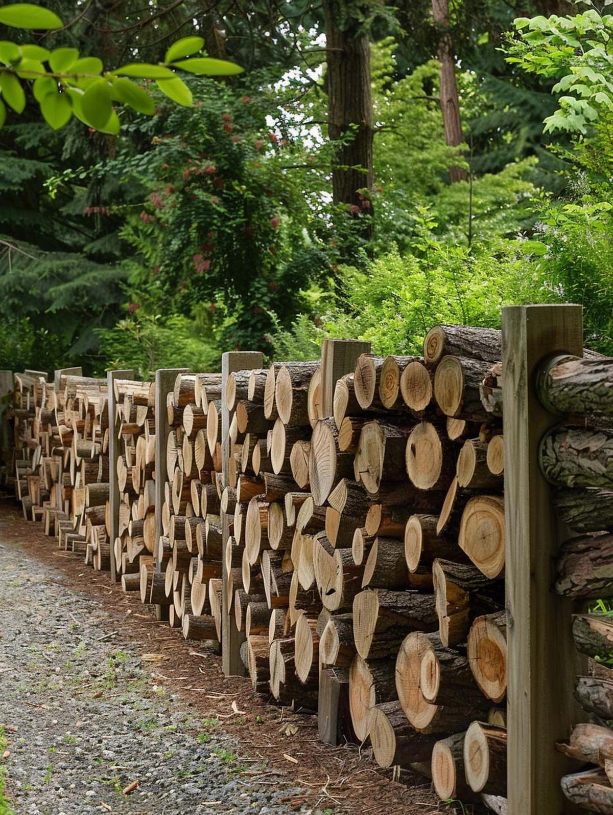 26 Fun DIY Wood Log Projects for Your Garden
