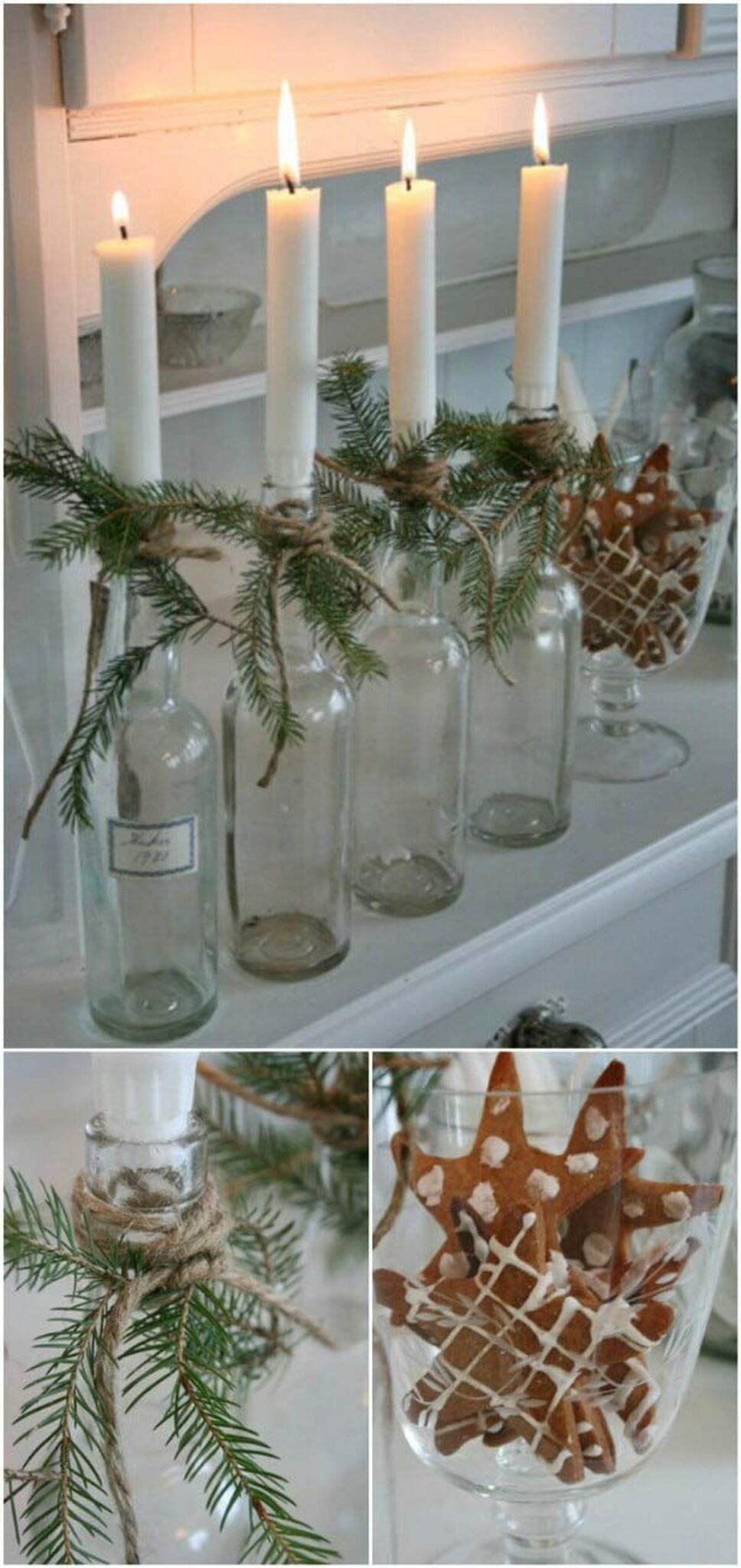 30 DIY Christmas Ideas to Upcycle Wine Bottles