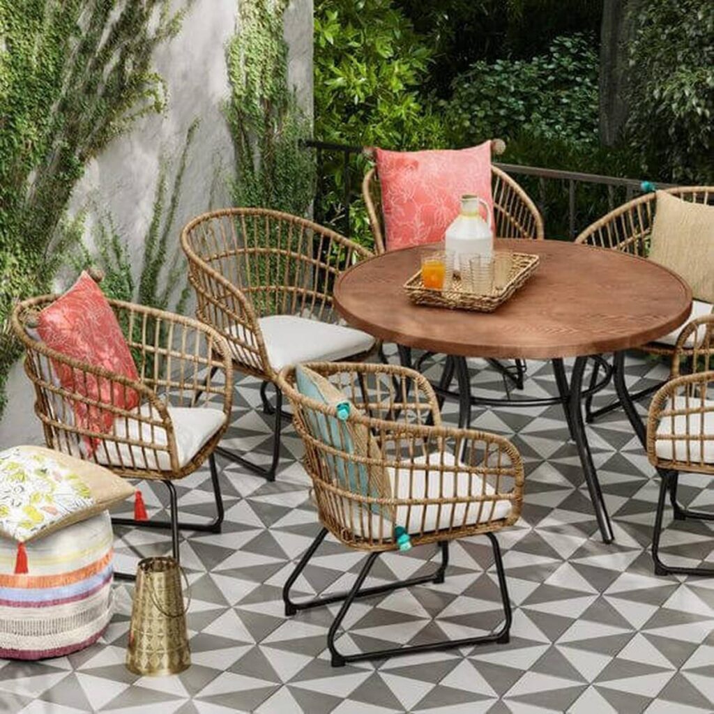 25 Chic Bistro Set Garden Landscaping Ideas to Create a Cozy Outdoor Nook
