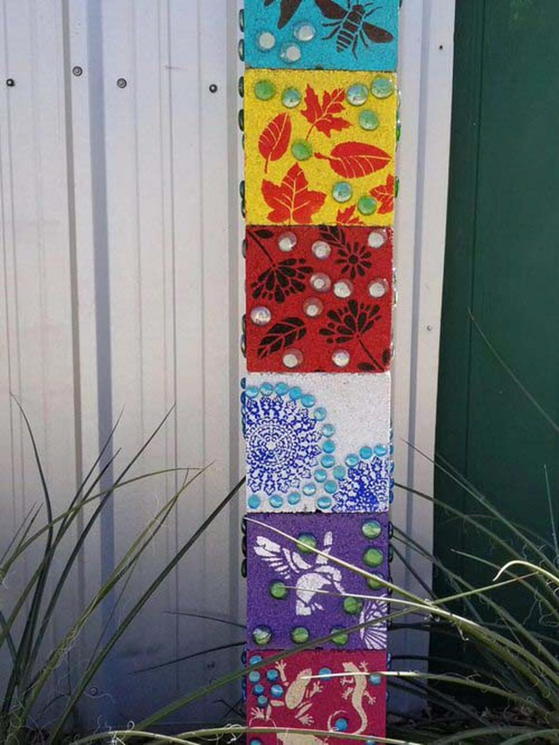24 Creative Painted Cinder Block Ideas for a Colorful Home