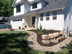 27 Best River Rock Ideas for Your Front Yard Landscape