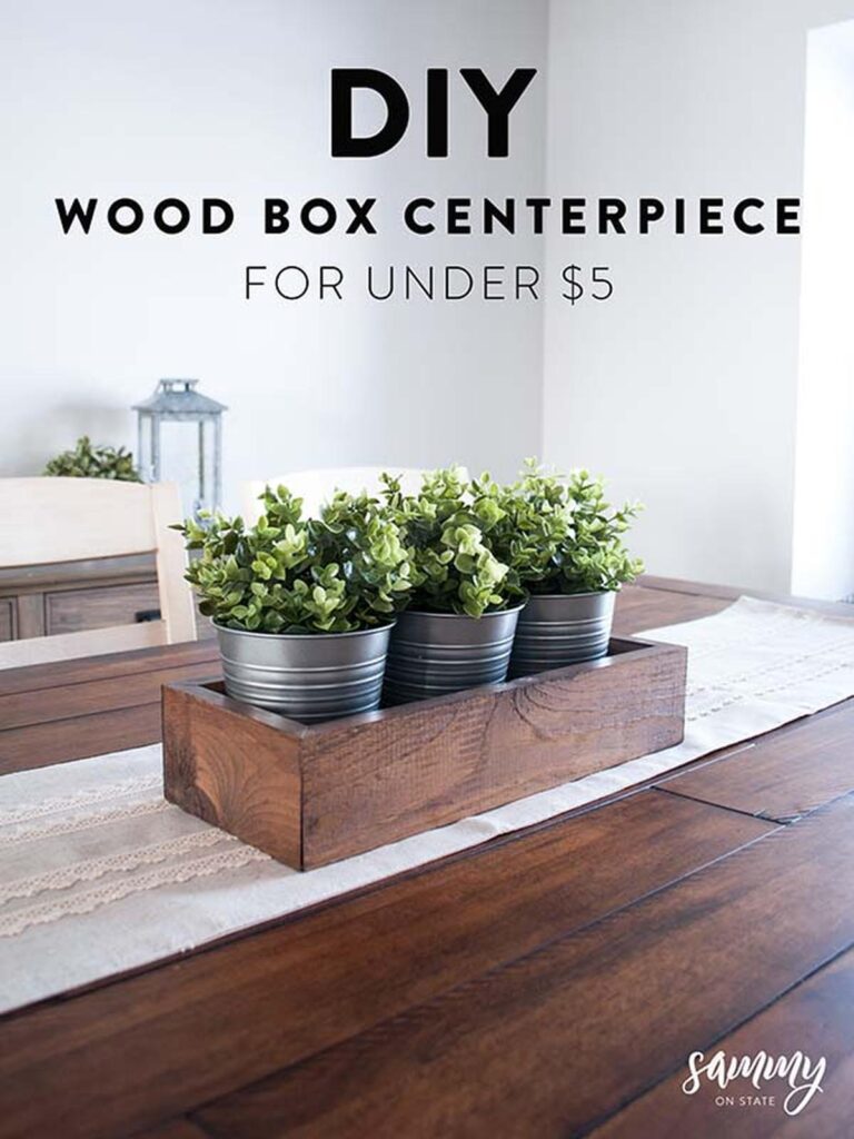 20 Beautiful Rustic Wooden Box Centerpiece Ideas for Every Occasion