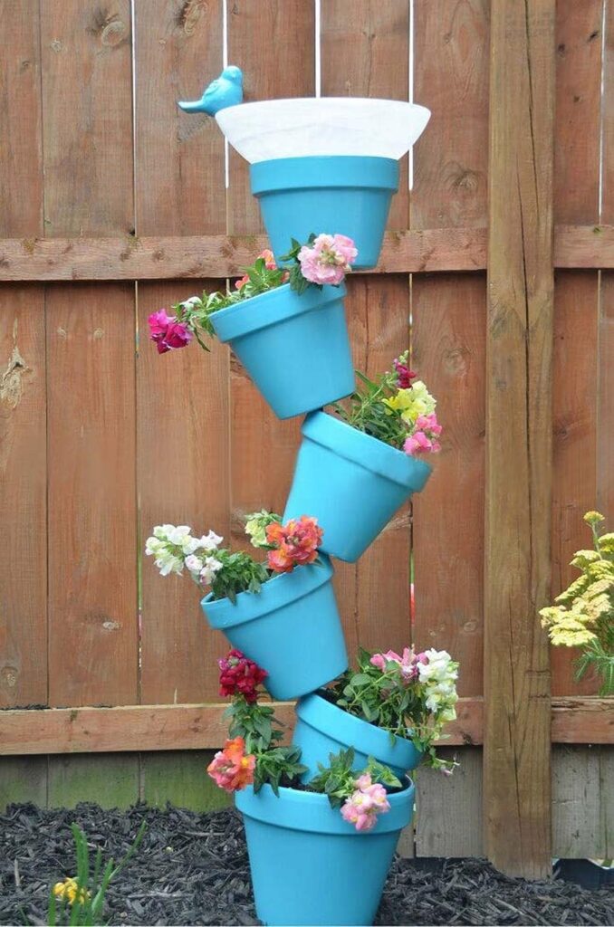 21 Best DIY Flower Towers for a Stunning Garden Look