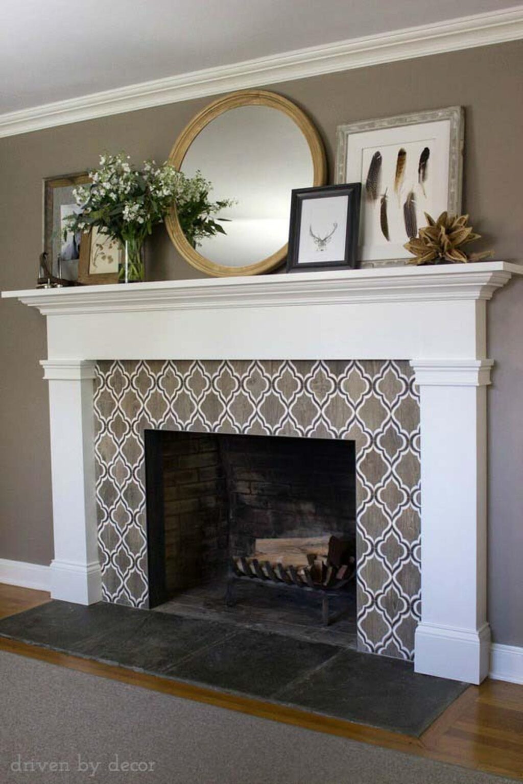 28 Beautiful Fireplace Tile Ideas to Refresh Your Home