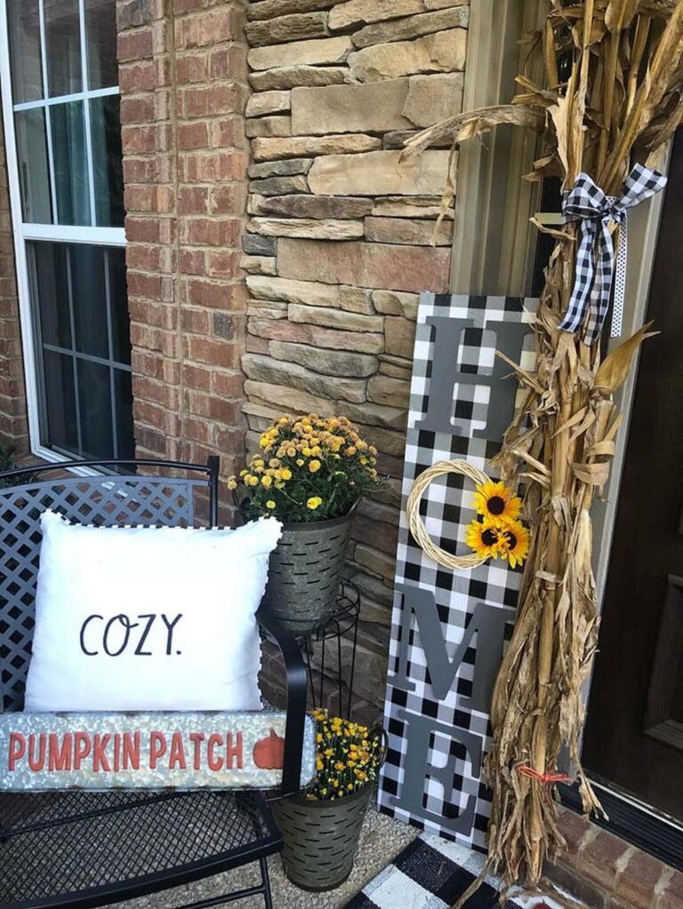 30 Buffalo Check DIY Fall Decor Ideas for a Cozy Home