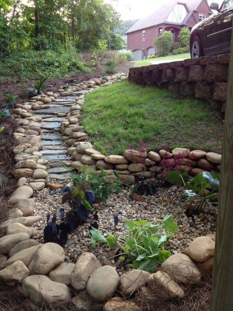 21 Creative Front Yard Drainage Ditch Ideas for Managing Rainwater