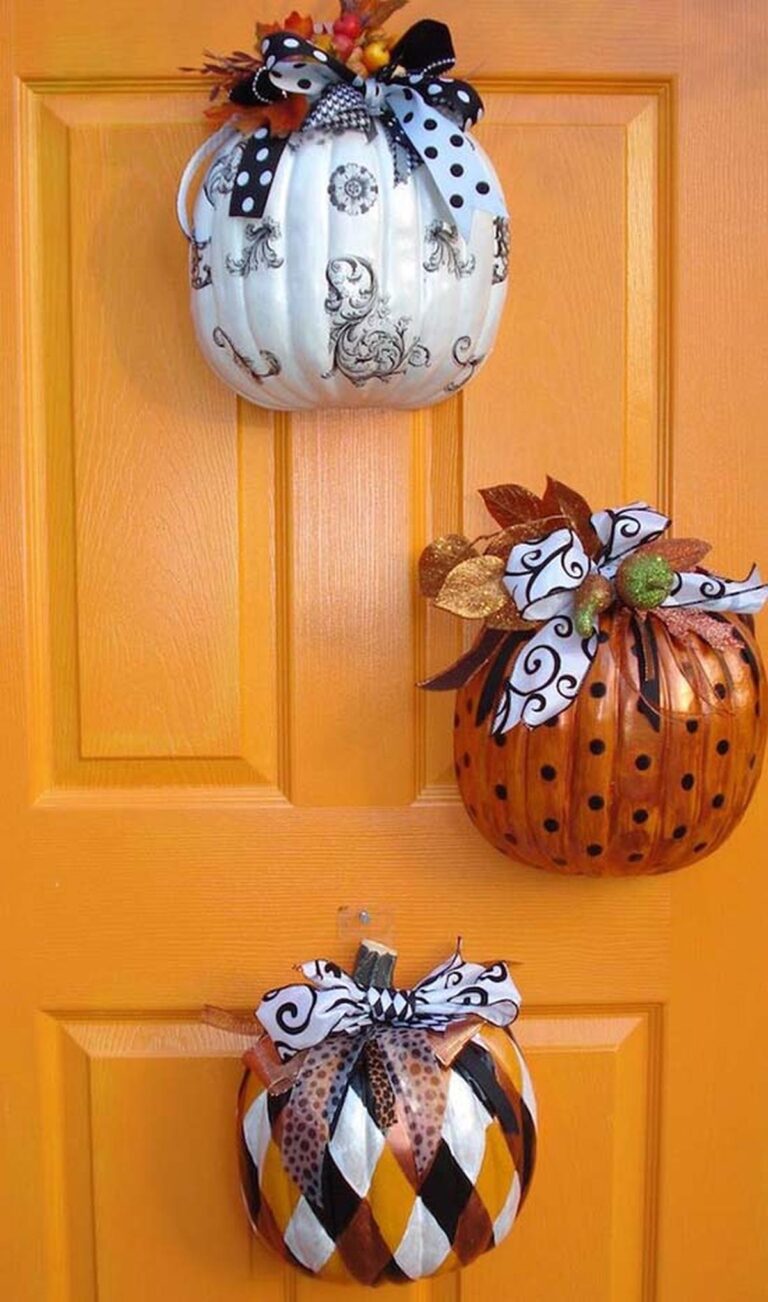 30 DIY Ideas for Fall Front Door Decor