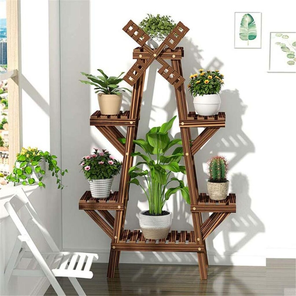 23 Creative Indoor Ladder Planters for Stylish Greenery