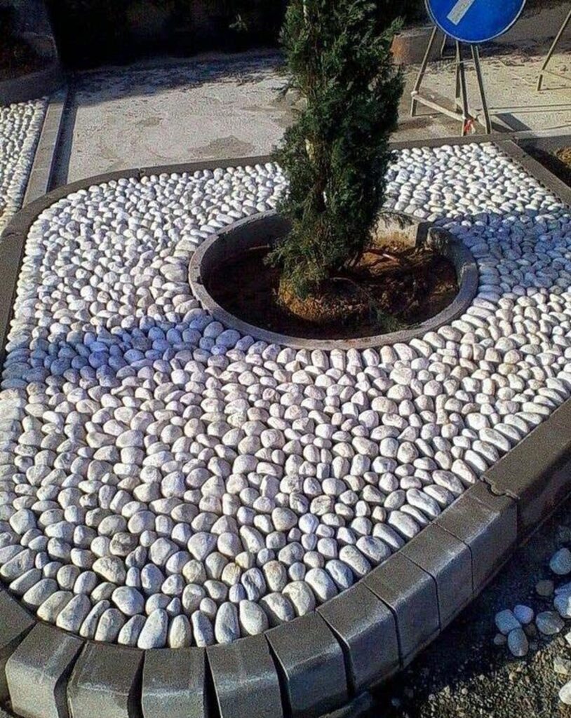 28 Beautiful Pebble Landscape Ideas for a Perfect Yard